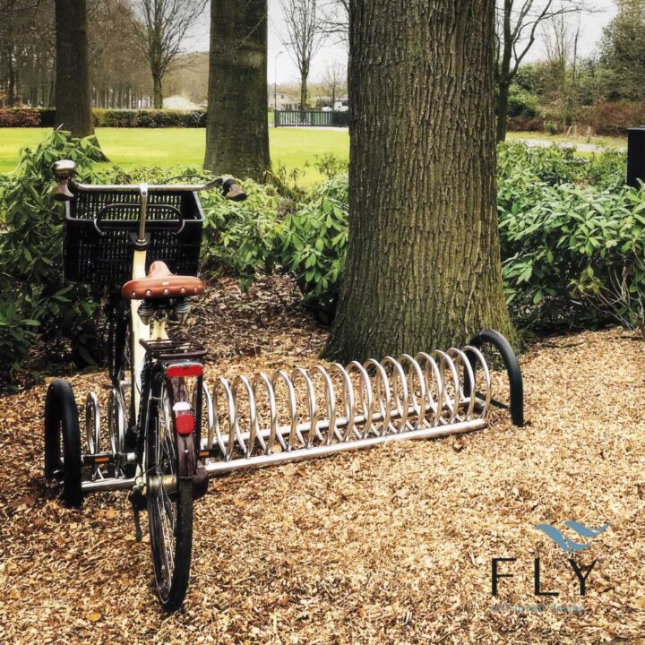 Spirit bike rack - stainless steel - Fly srl